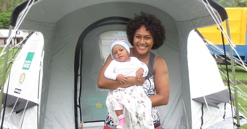 Relief from Cyclone Winston in Fiji - ShelterBox New Zealand